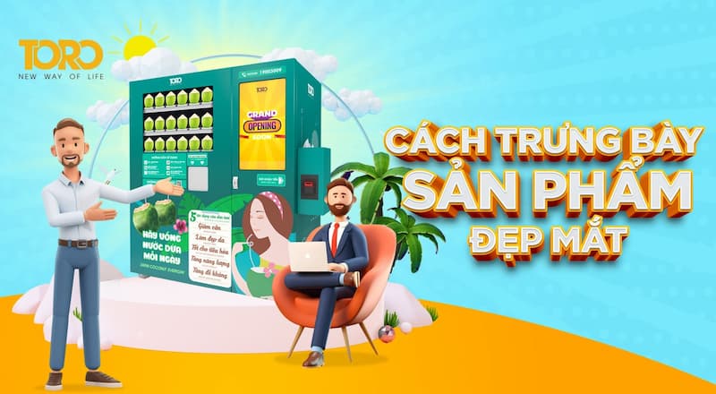 Cách trưng bày sản phẩm đẹp mắt và ấn tượng